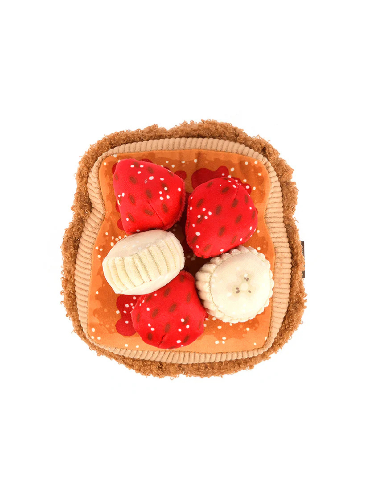 P.L.A.Y. IHOP French Toast Toy | Squeaker Crinkle | Bisou Dog