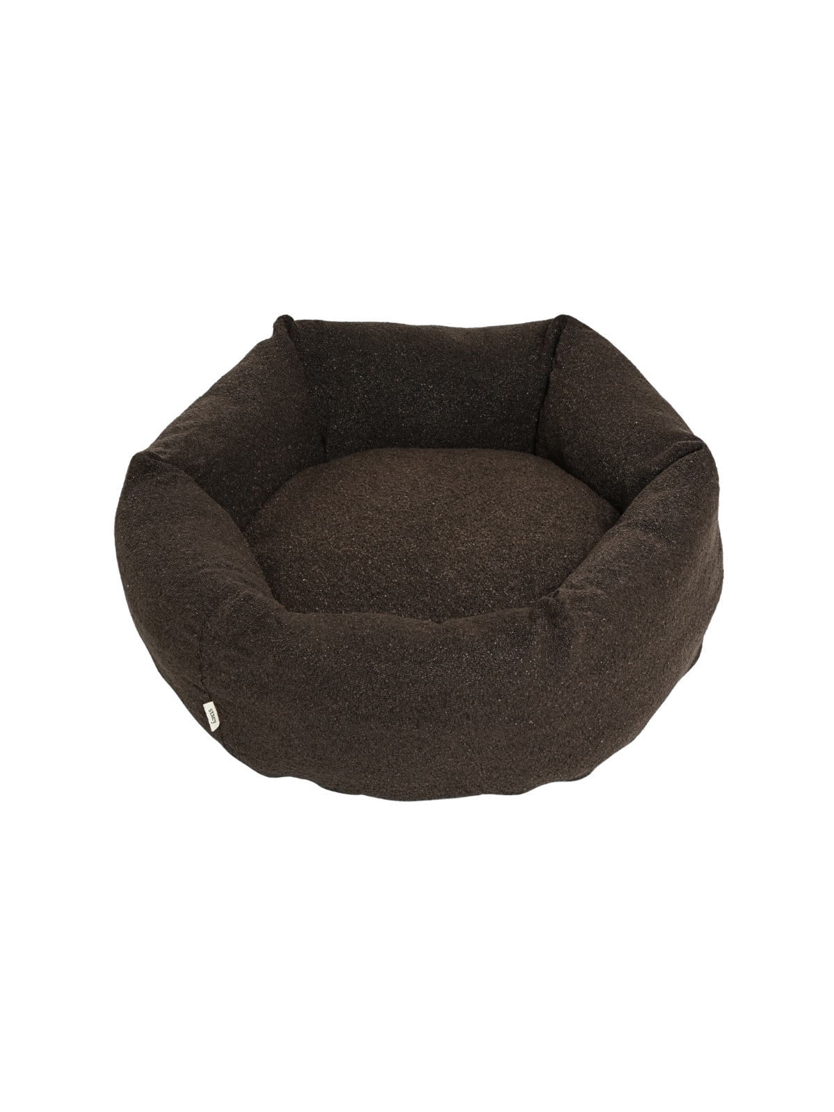 Staey Luna Dog Bed Bouclé Chestnut | Luxury Washable | Bisou Dog